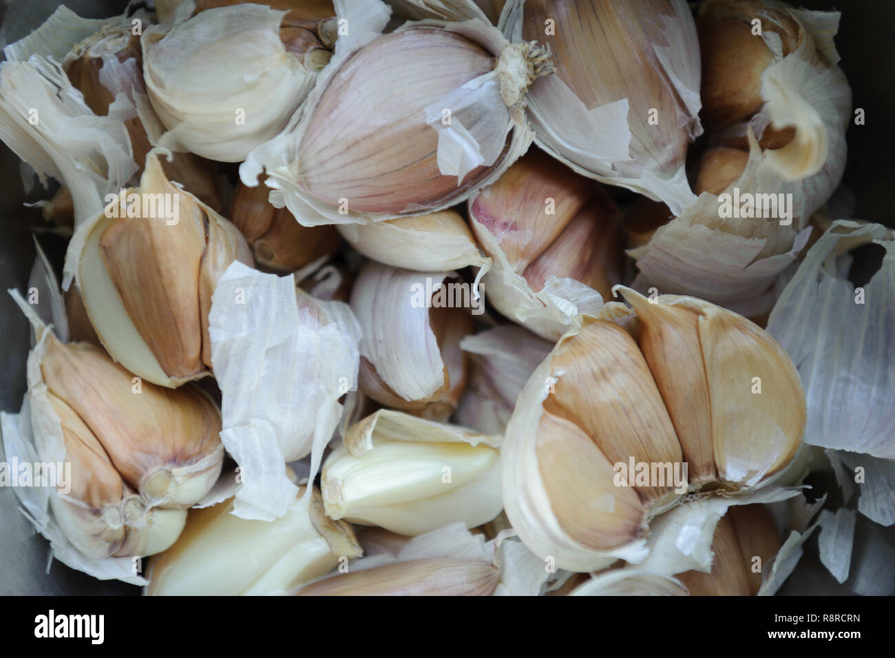 Organic garlic herbs Stock Photo - Alamy