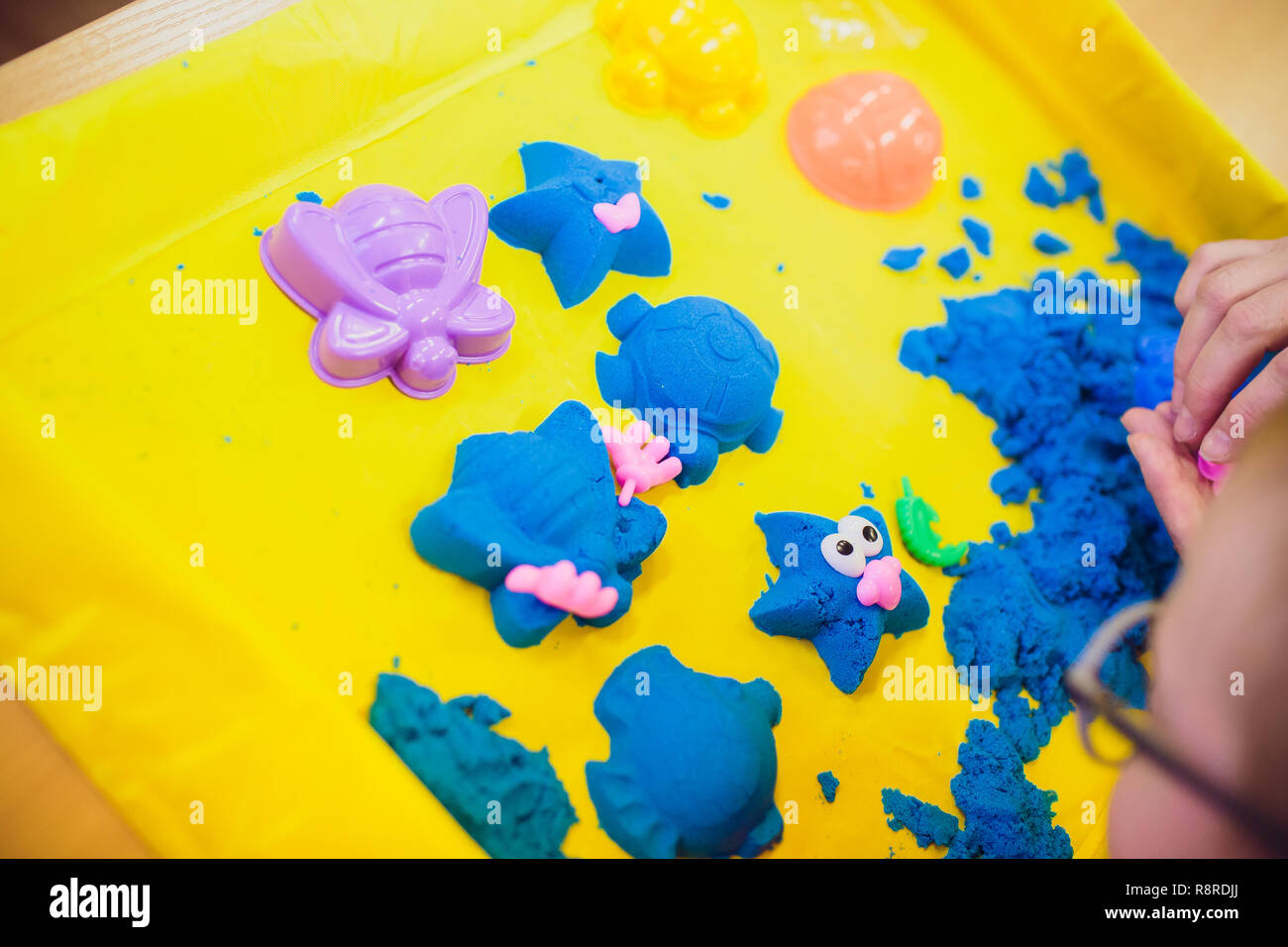 Professional therapist and her autistic patient during meeting Stock ...