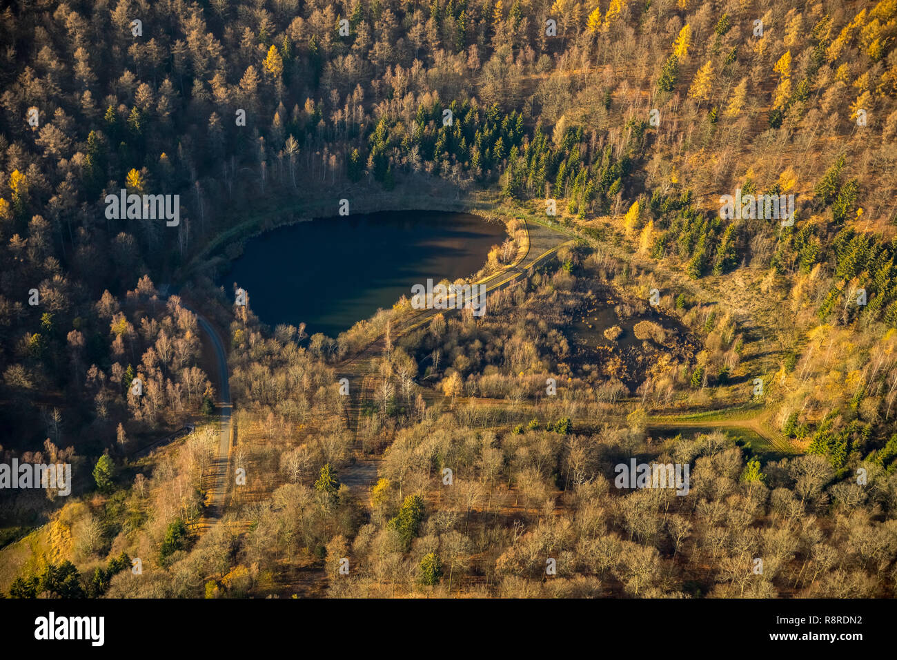 Teich oberhalb der breitenbachtalsperre hi-res stock photography and ...