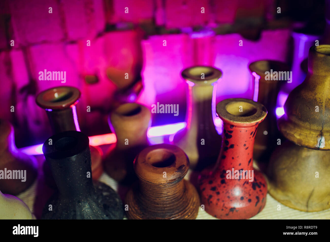 composition with shisha and accessories Stock Photo - Alamy