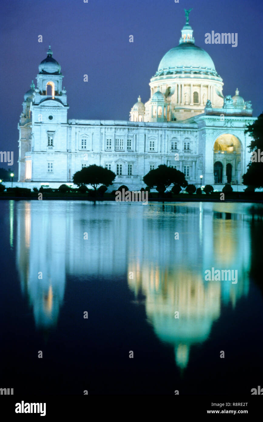 Victoria Memorial Building (1921), Calcutta, West Bengal, India Stock ...