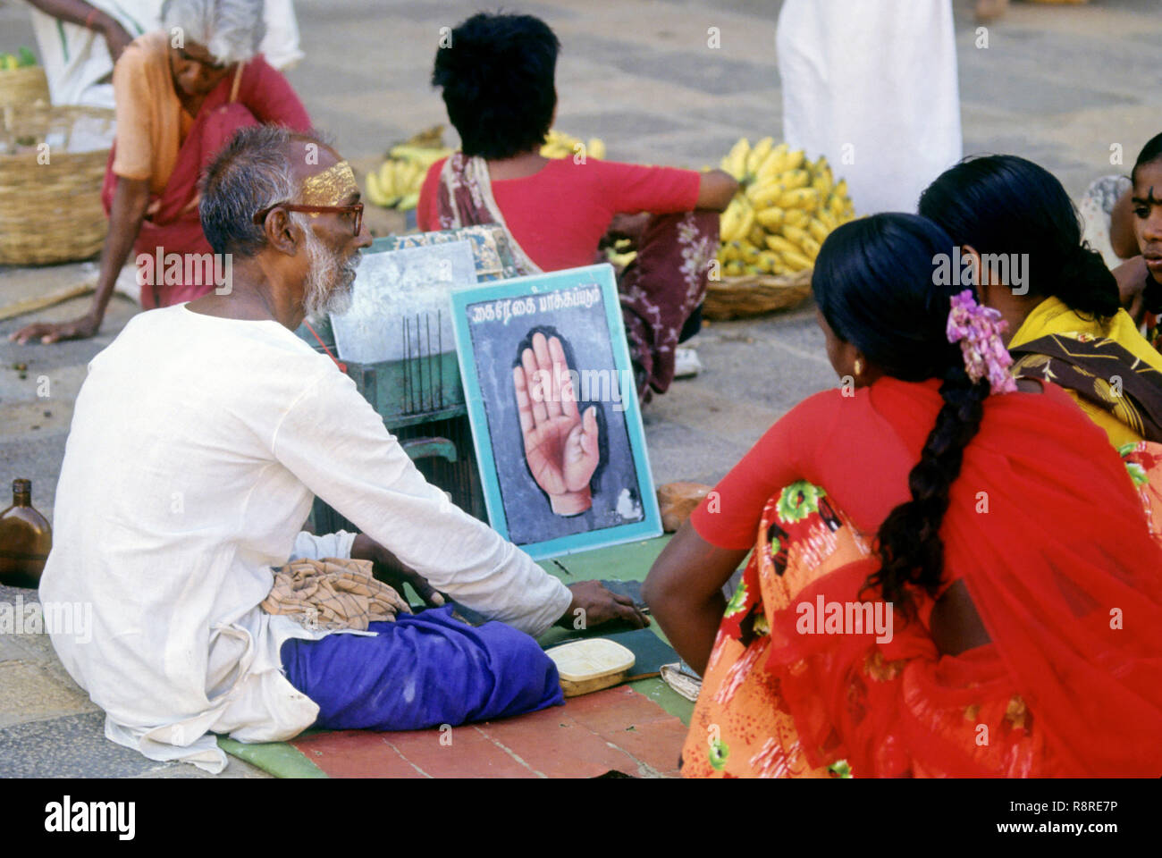 Indian palm reading hi-res stock photography and images - Alamy