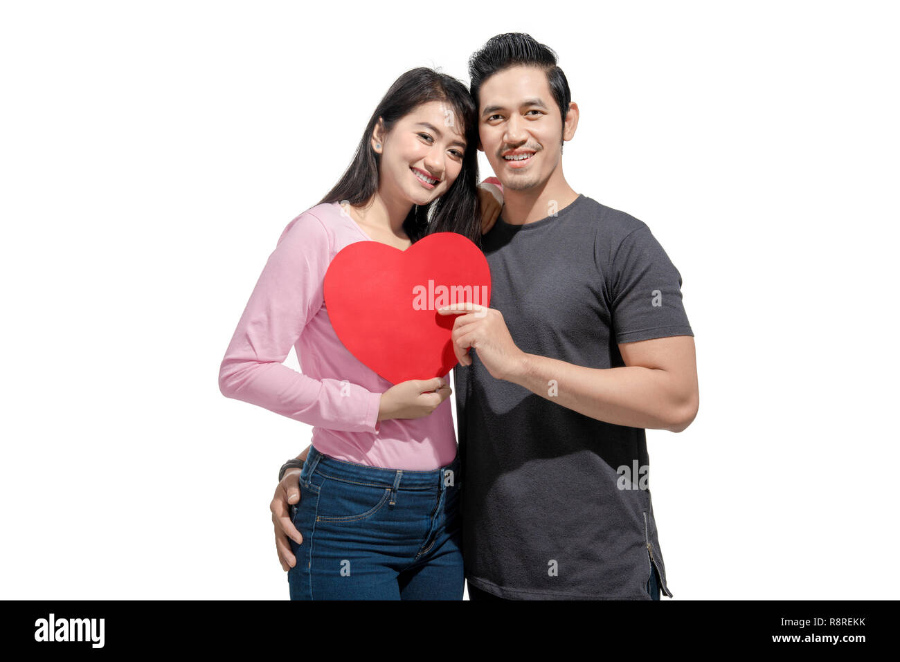 Couple embrace standing portrait hi-res stock photography and images ...