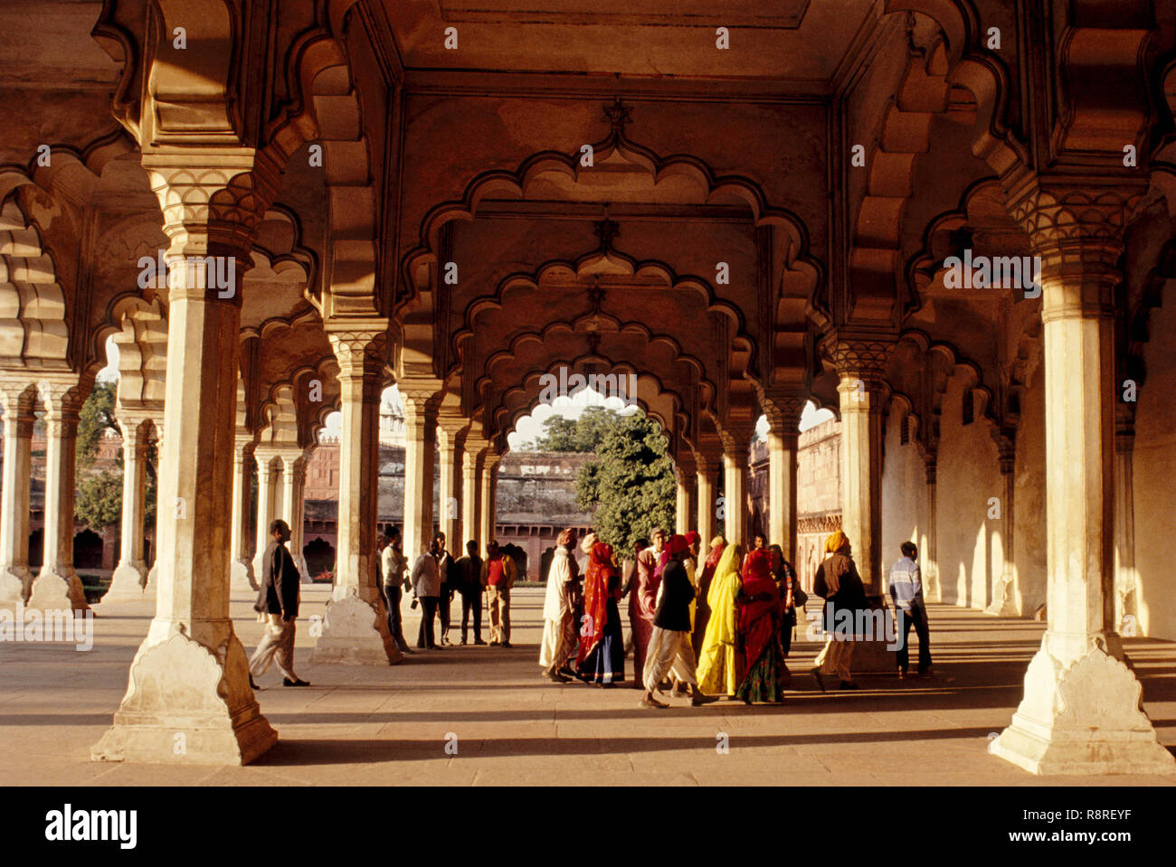 Agra fort interior hi-res stock photography and images - Alamy