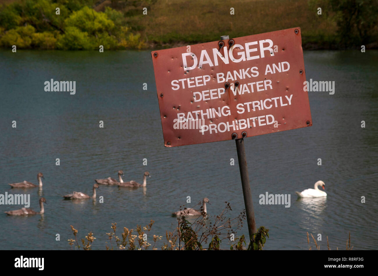Bathing strictly prohibited hi-res stock photography and images - Alamy