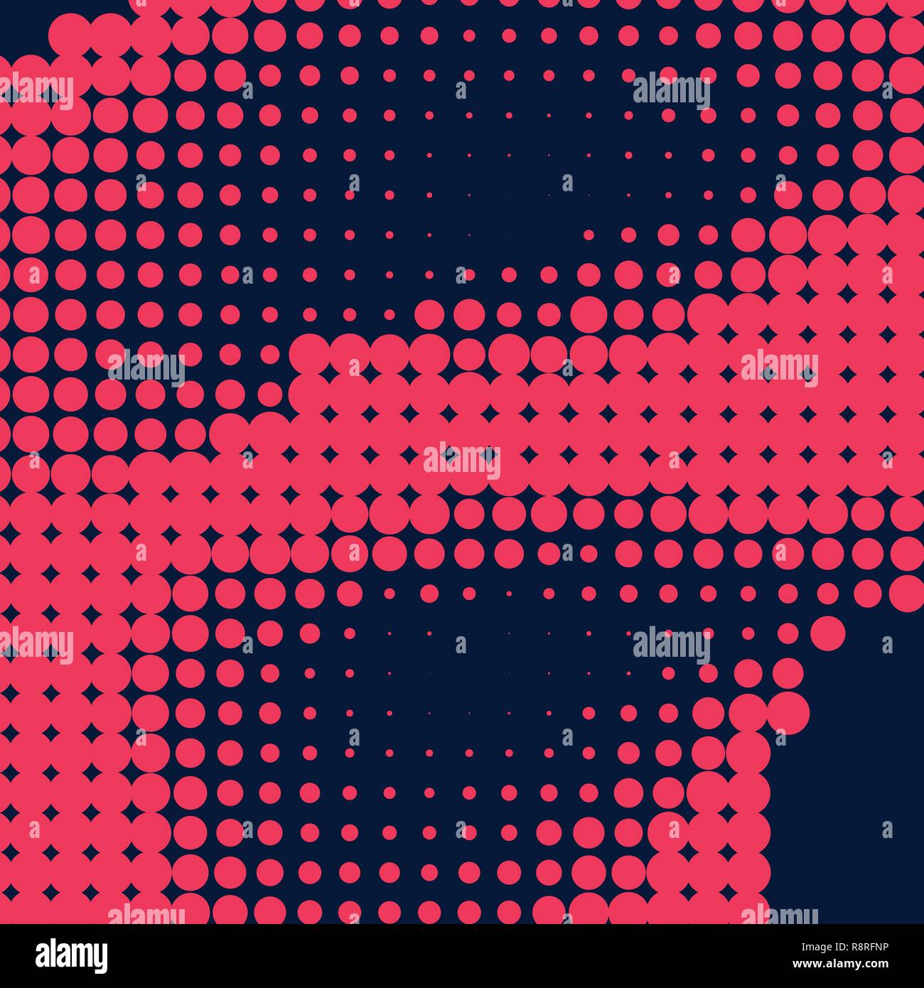 Abstract Vector Halftone Dot Pattern Background Stock Vector Image And Art Alamy
