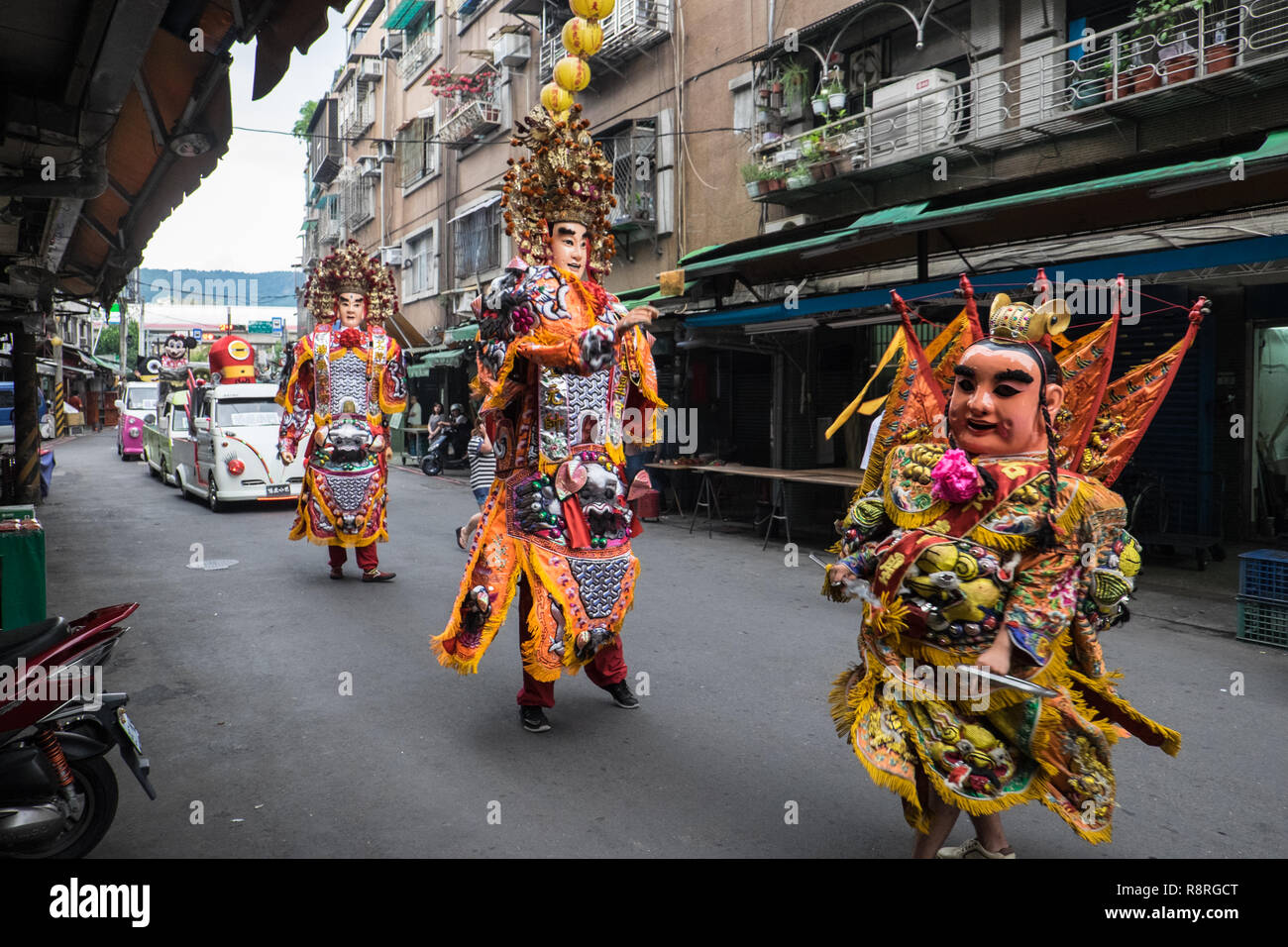 Birthday deity celebrations centred around Fuhsing,Fuxing Temple,Shipai ...