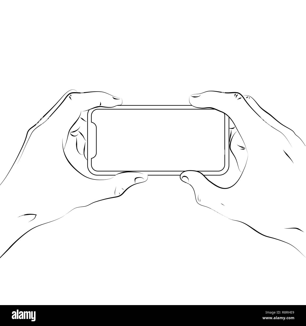 Finger less hands Stock Vector Images - Alamy