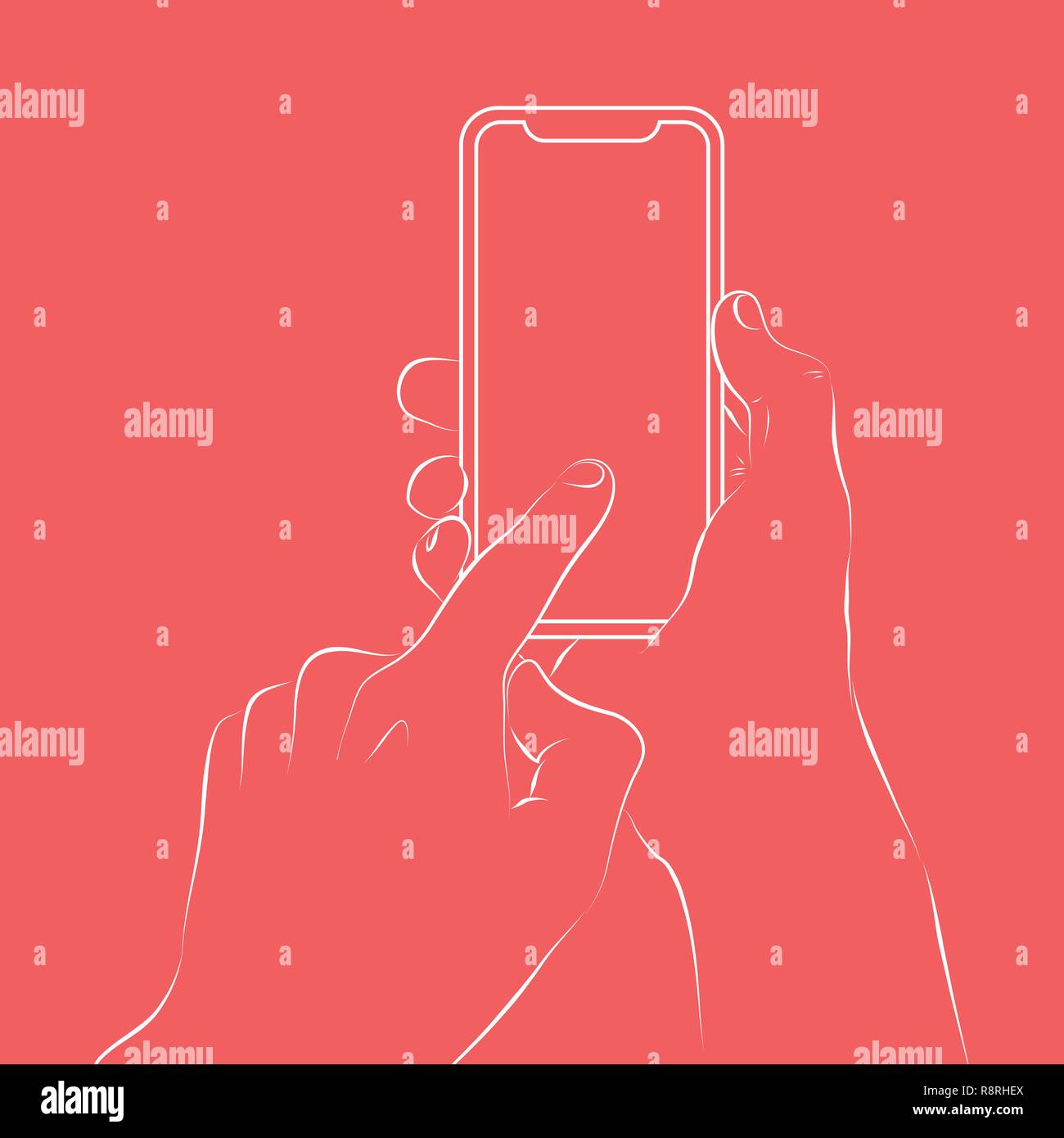 Finger less hands Stock Vector Images - Alamy