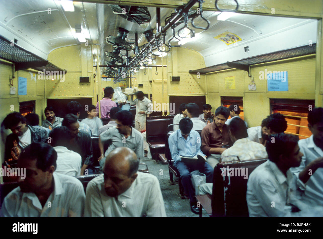Mumbai Local Train Stock Photo - Alamy