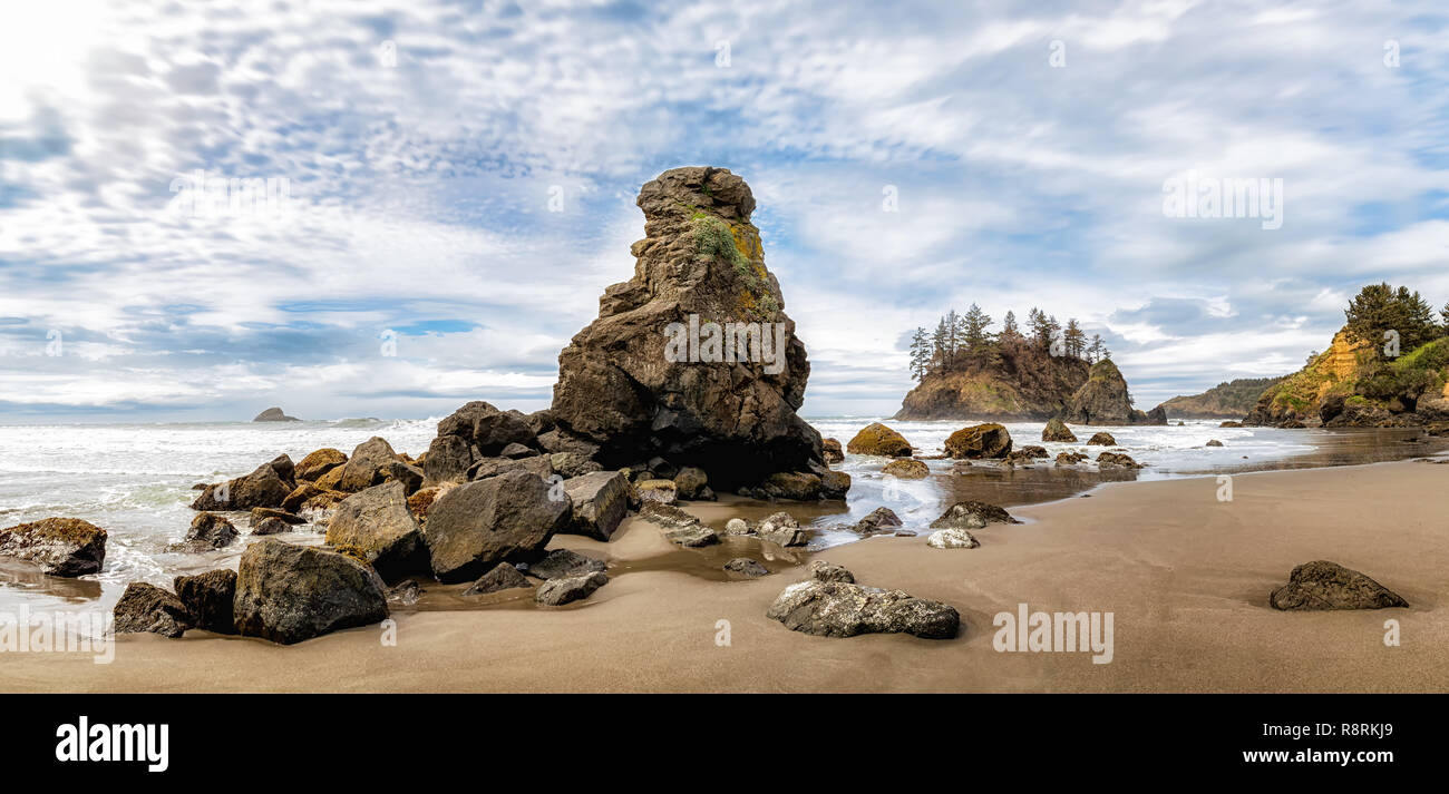 Trinidad state beach sunset humboldt hi-res stock photography and ...