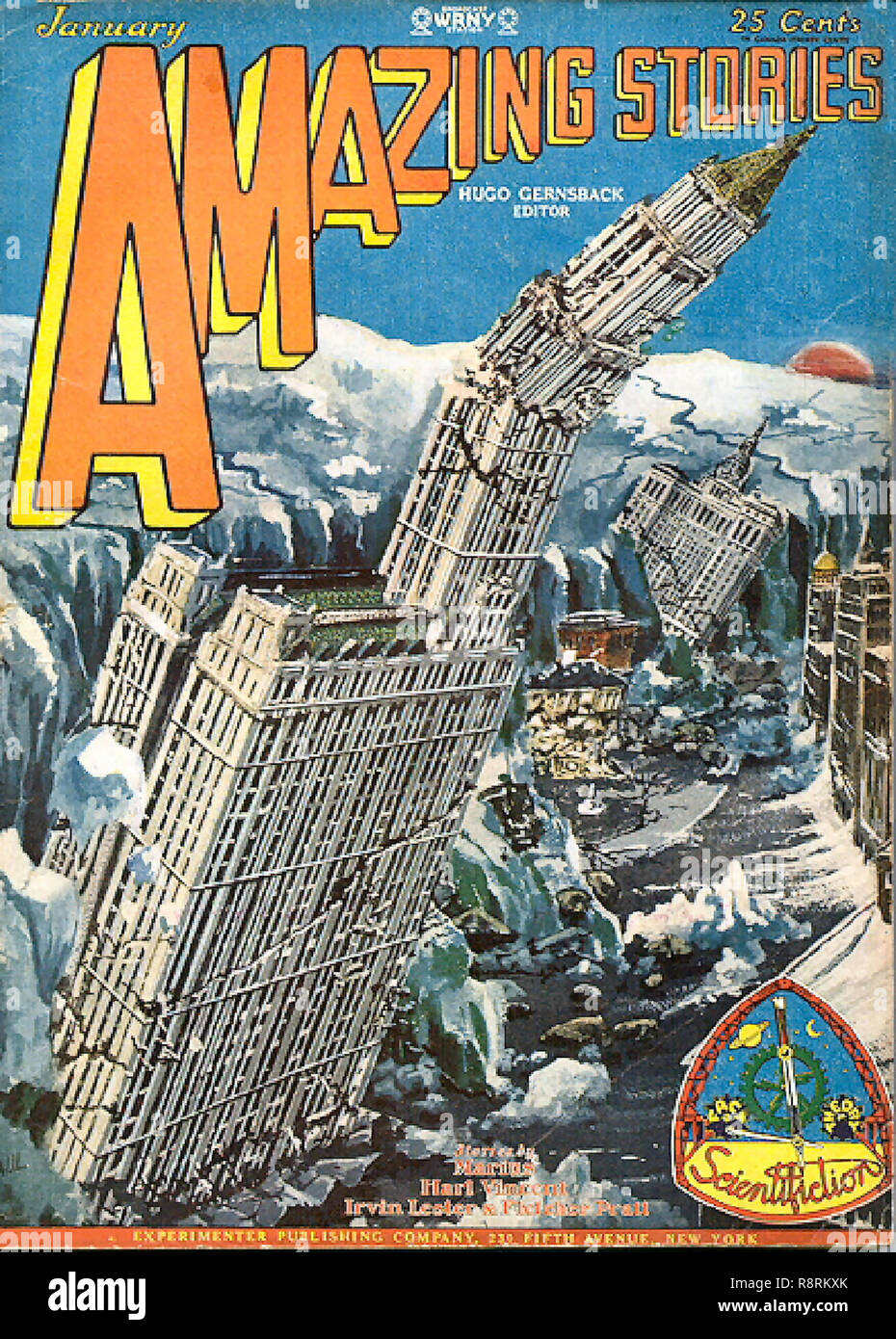 Amazing Stories Vol 3 # 10 Jan 1929 Stock Photo - Alamy