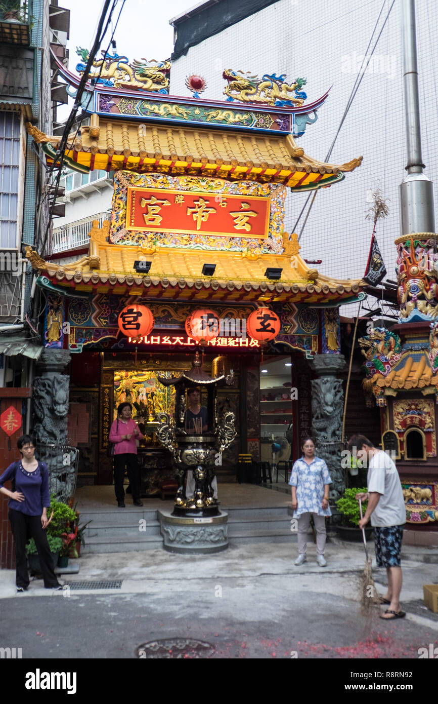 Birthday deity celebrations centred around Fuhsing,Fuxing Temple,Shipai ...