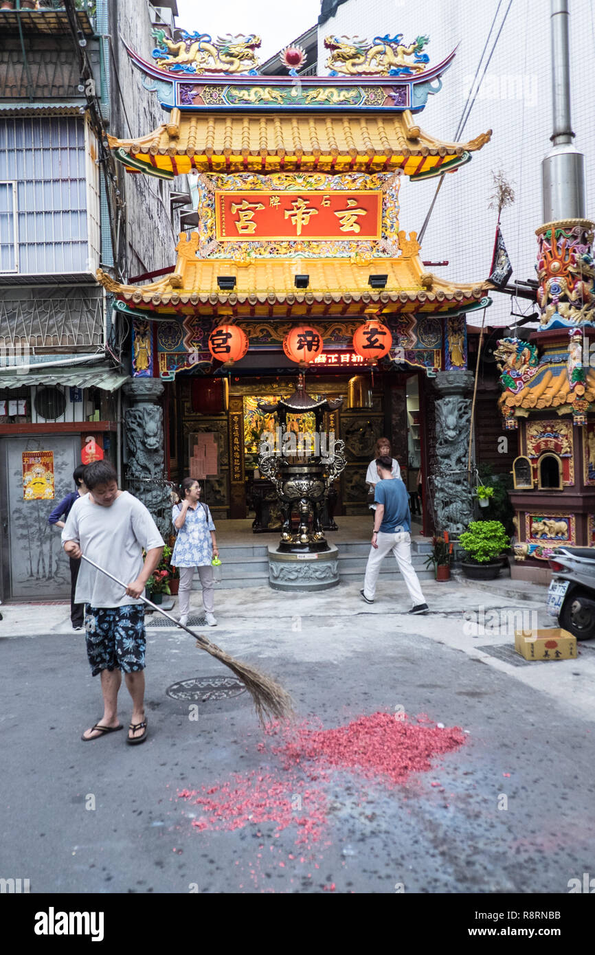 Birthday deity celebrations centred around Fuhsing,Fuxing Temple,Shipai ...