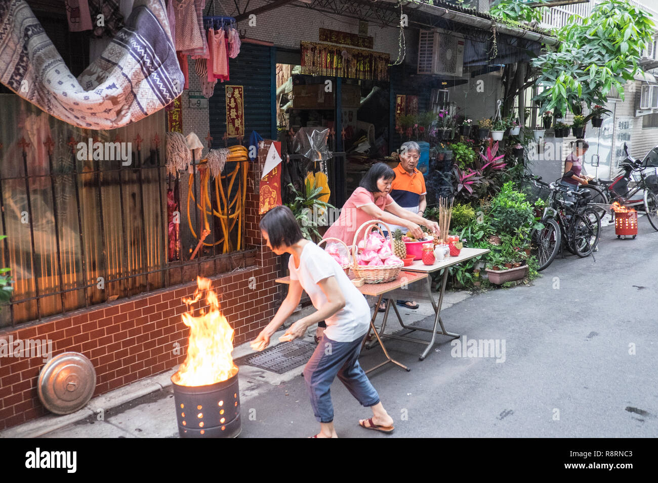 Birthday deity celebrations centred around Fuhsing,Fuxing Temple,Shipai ...