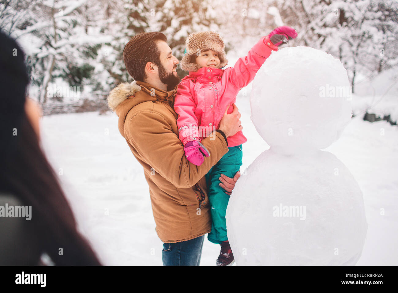 Child in winter clothes hi-res stock photography and images - Alamy