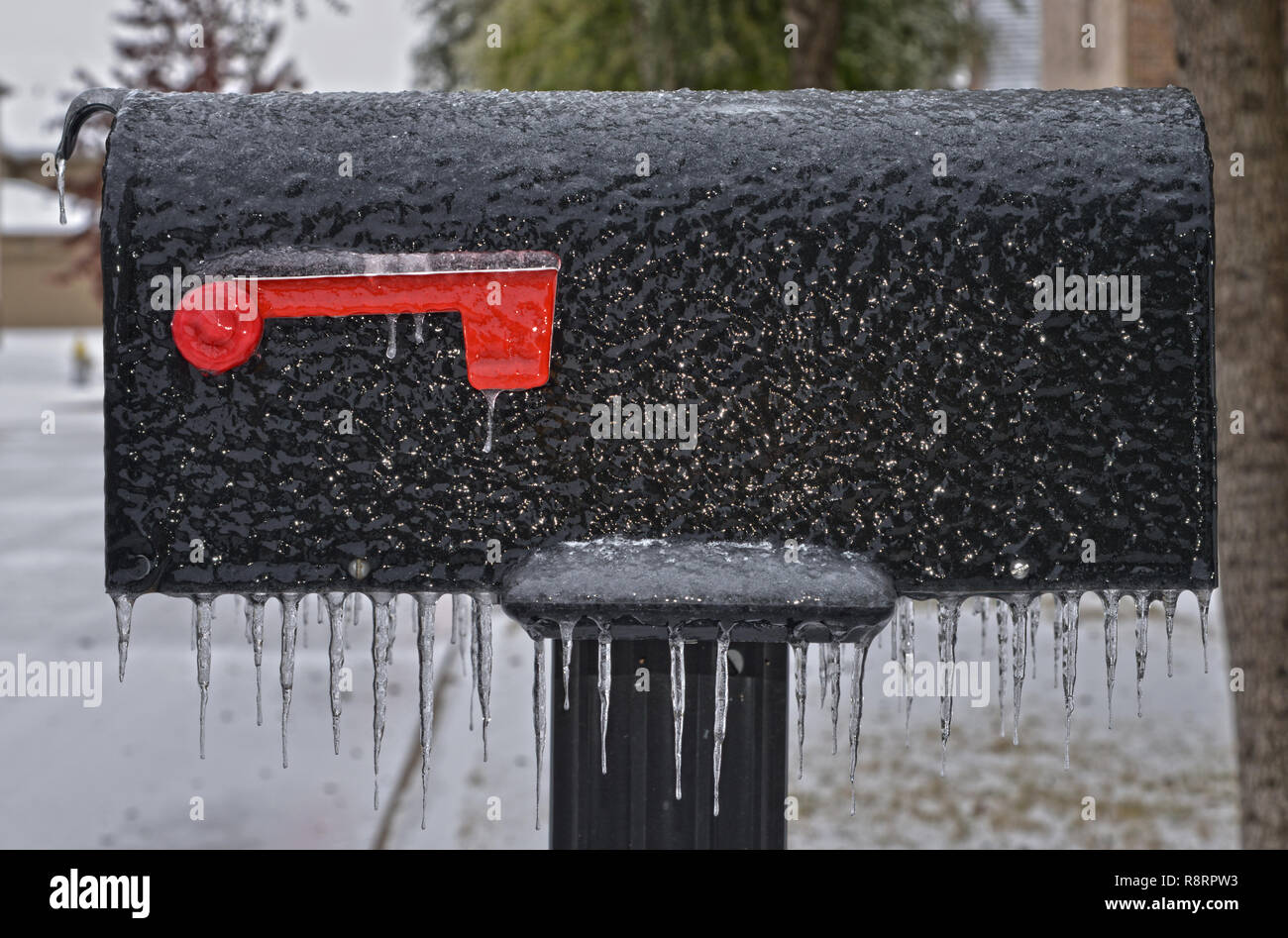 Frozen Mailboxes High Resolution Stock Photography and Images - Alamy