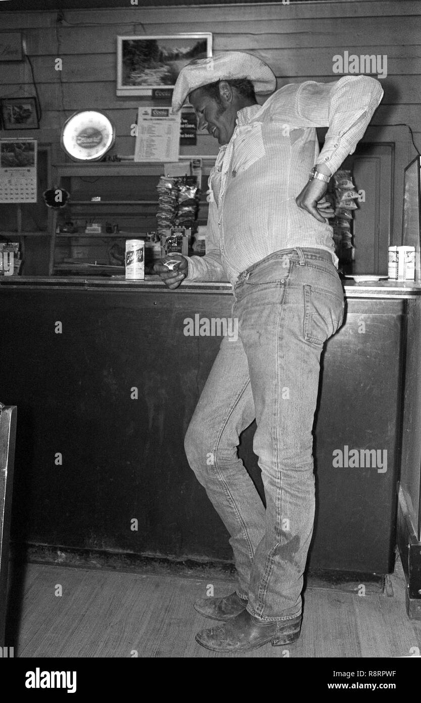 Hard working cowboy Black and White Stock Photos & Images - Alamy