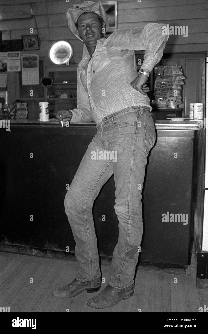 Hard working cowboy Black and White Stock Photos & Images - Alamy