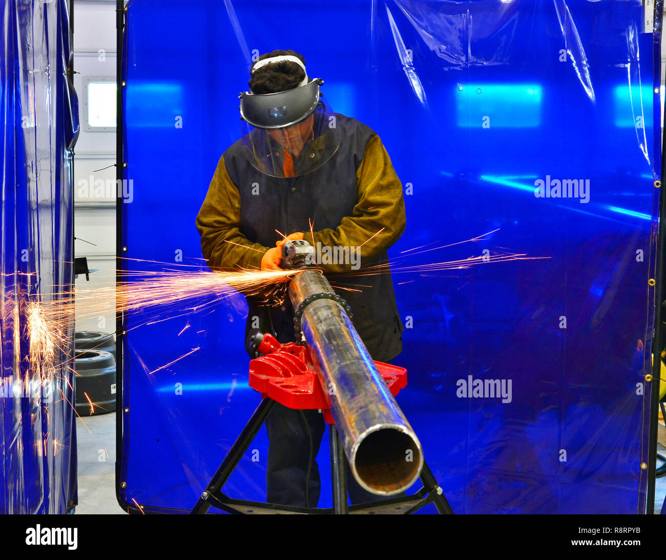 Grinding Pipe High Resolution Stock Photography and Images - Alamy