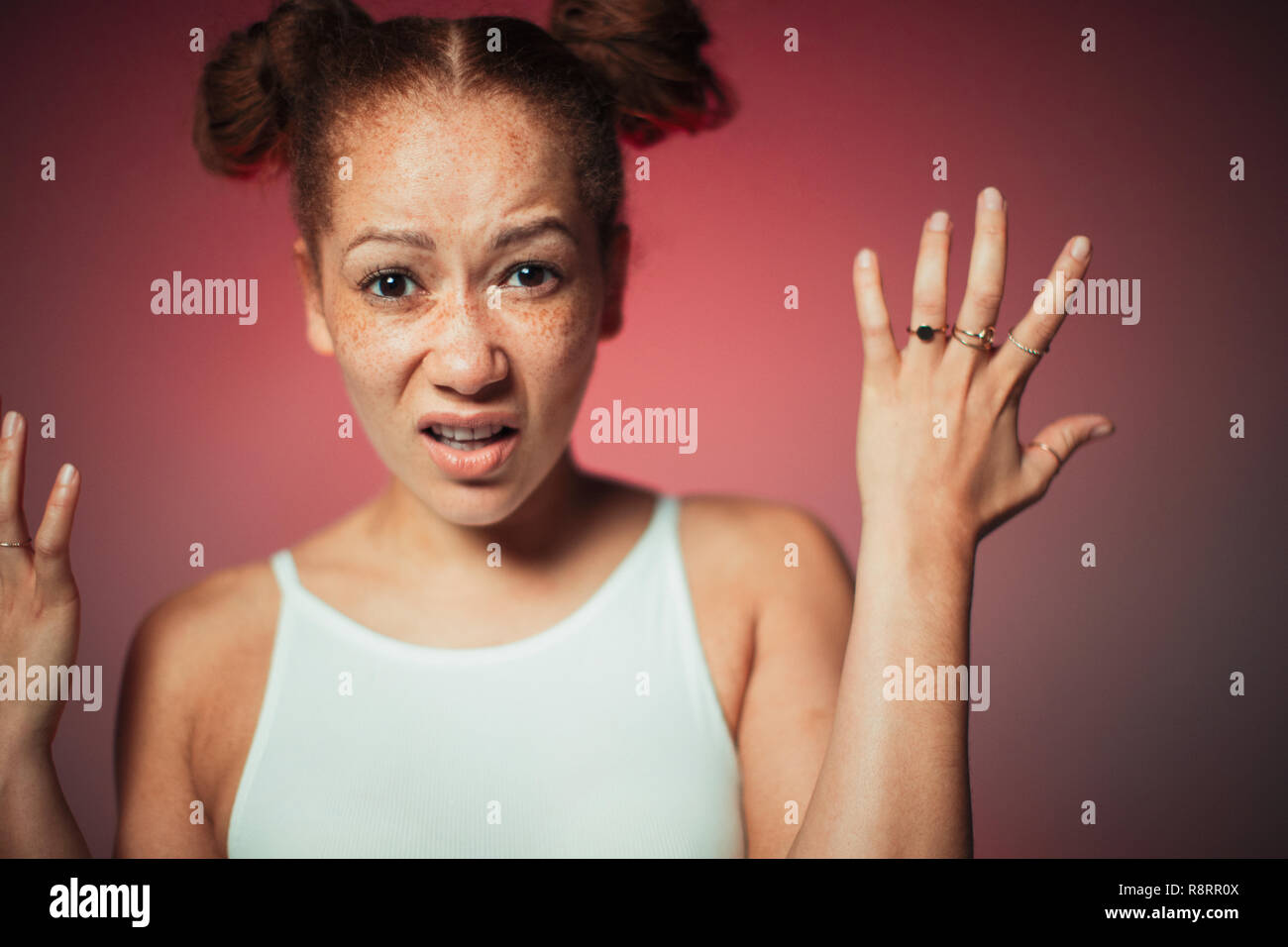 Emotional portrait woman hi-res stock photography and images - Alamy