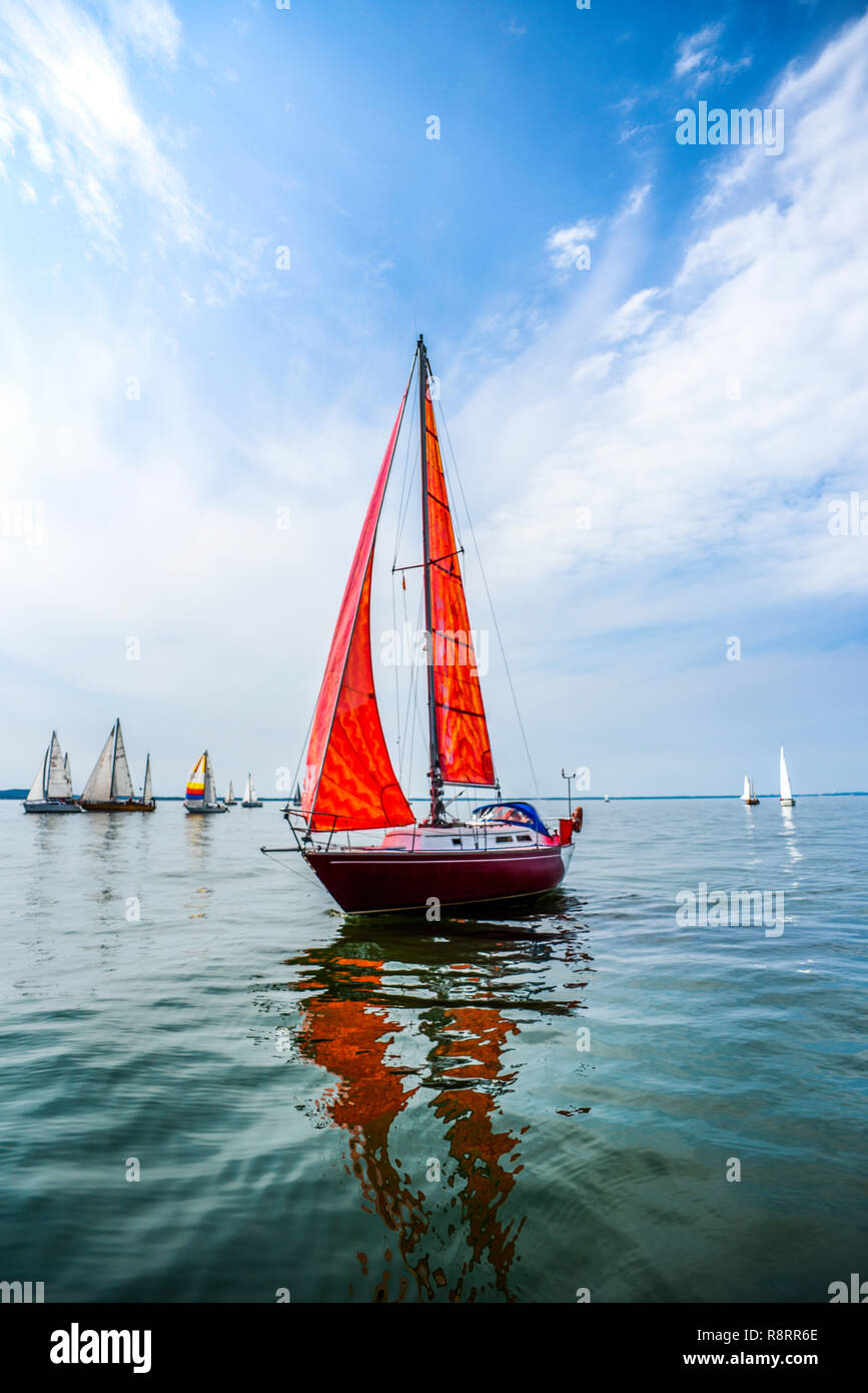 Drone sailing red sea hi-res stock photography and images - Alamy