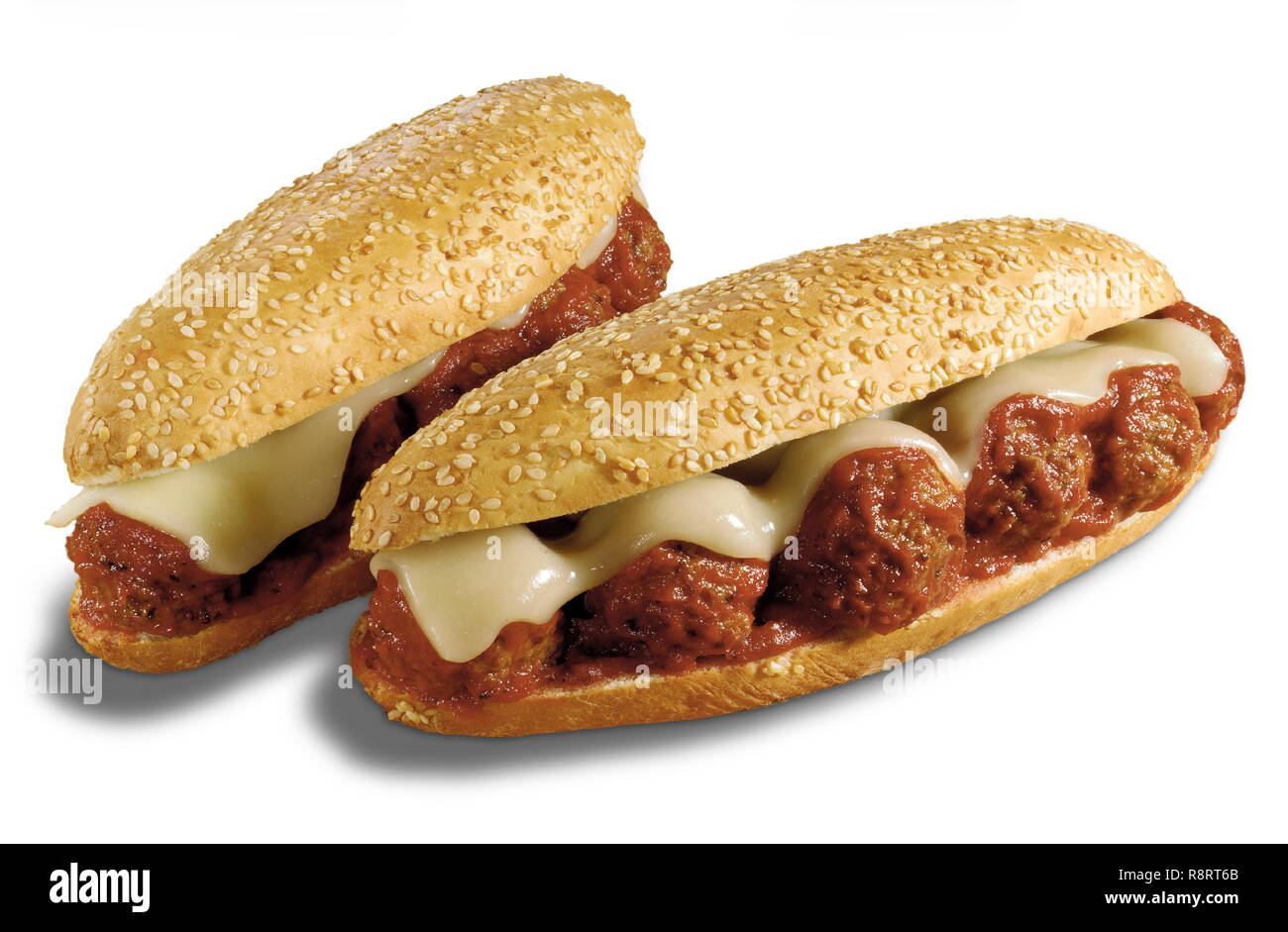 Meatball sub sandwich Stock Photo - Alamy