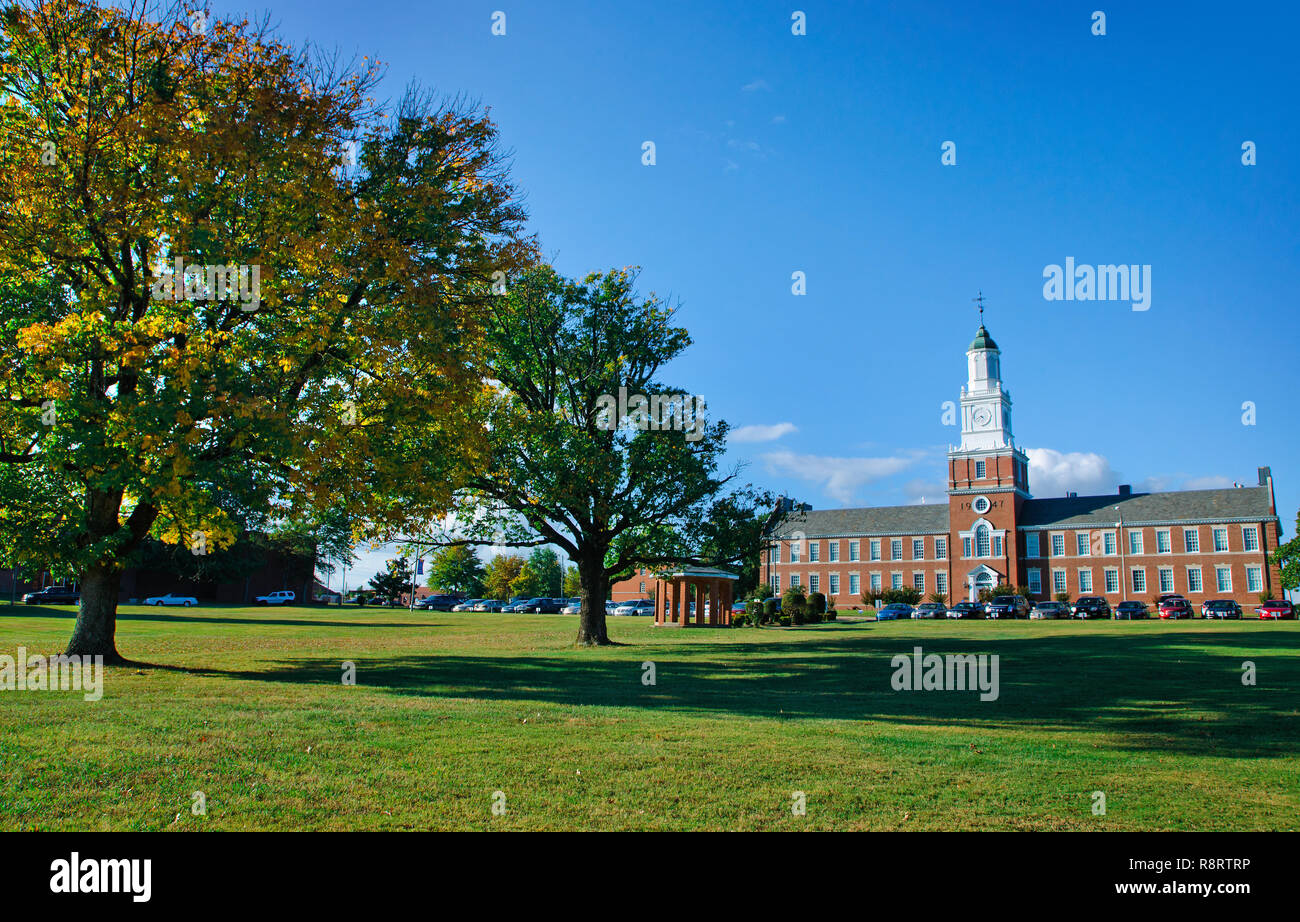 The sun sets at Rust College Oct. 10, 2011 in Holly Springs, Miss. The ...