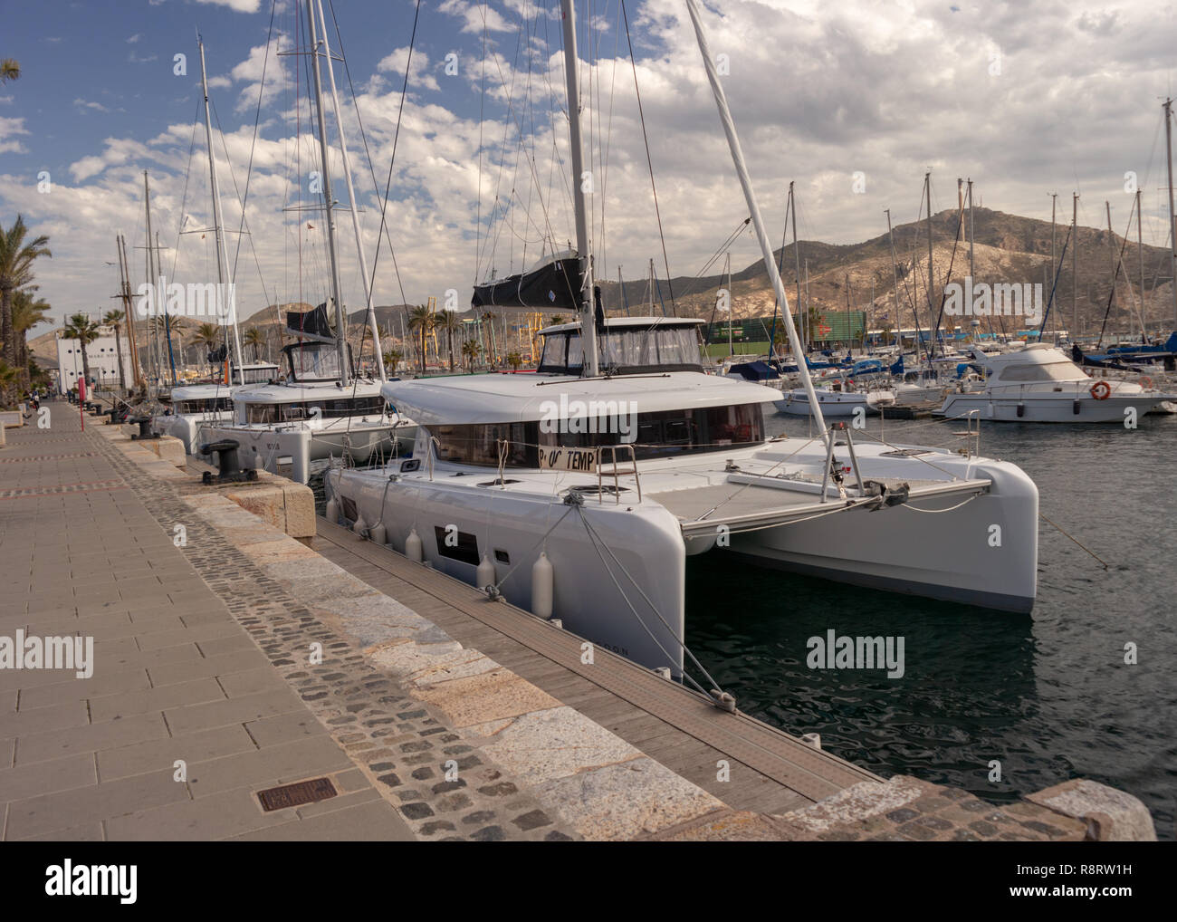 Harbour at Cartagena Stock Photo - Alamy