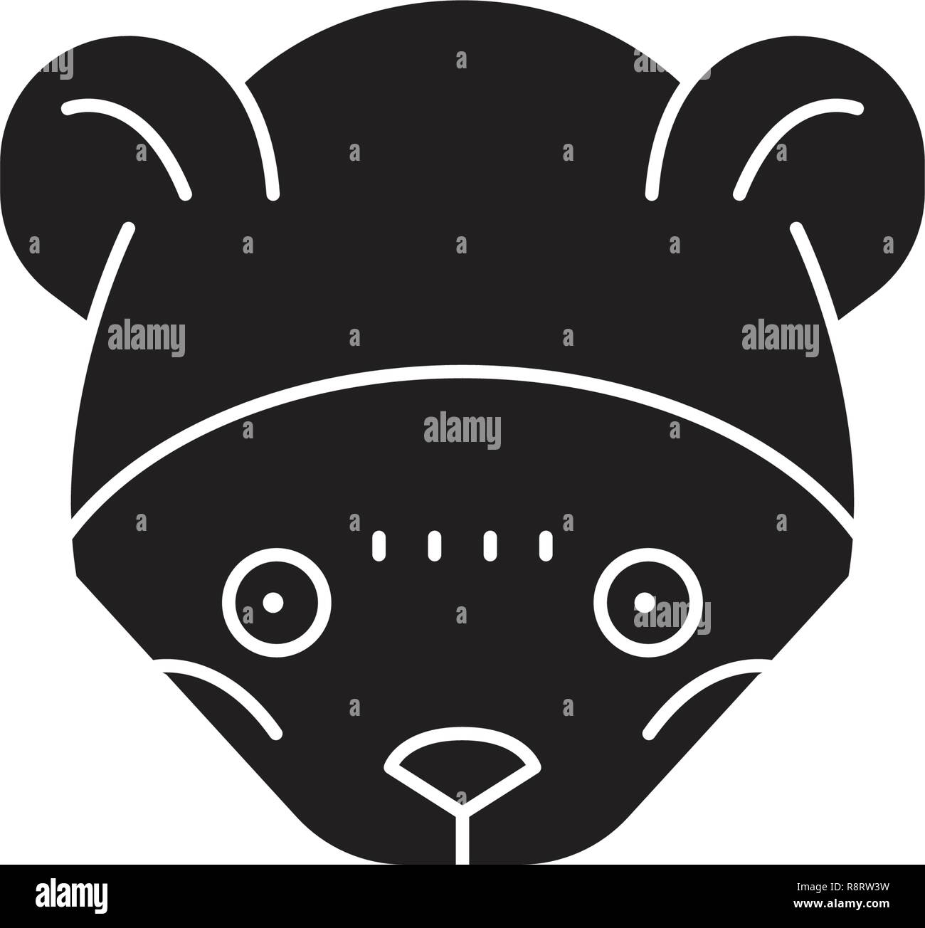 Simple Black White Mouse Cartoon High Resolution Stock Photography and ...