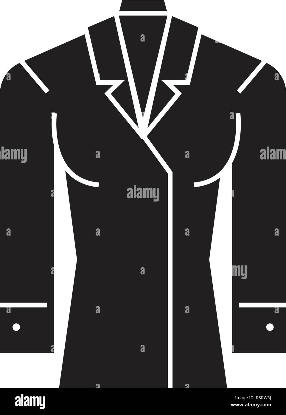 Women formal wear black vector concept icon. Women formal wear flat ...