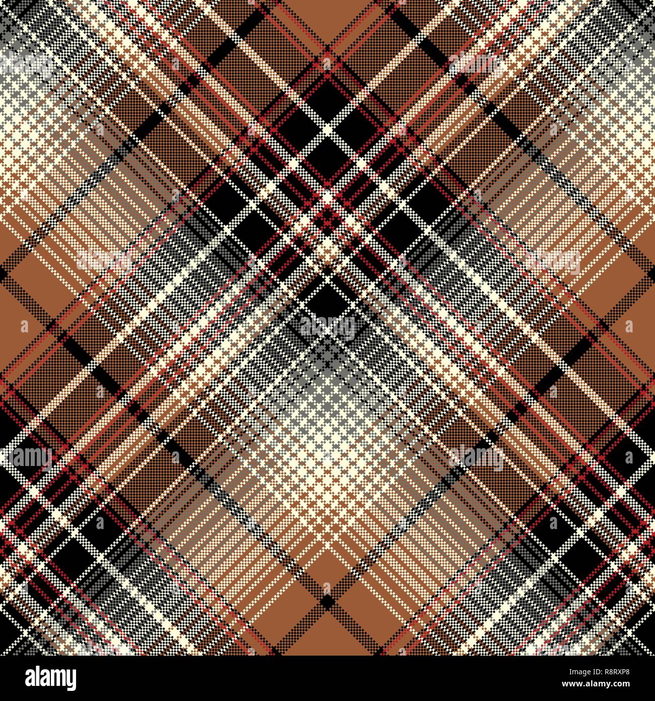 Vector checkerboard pattern brown hi-res stock photography and images ...