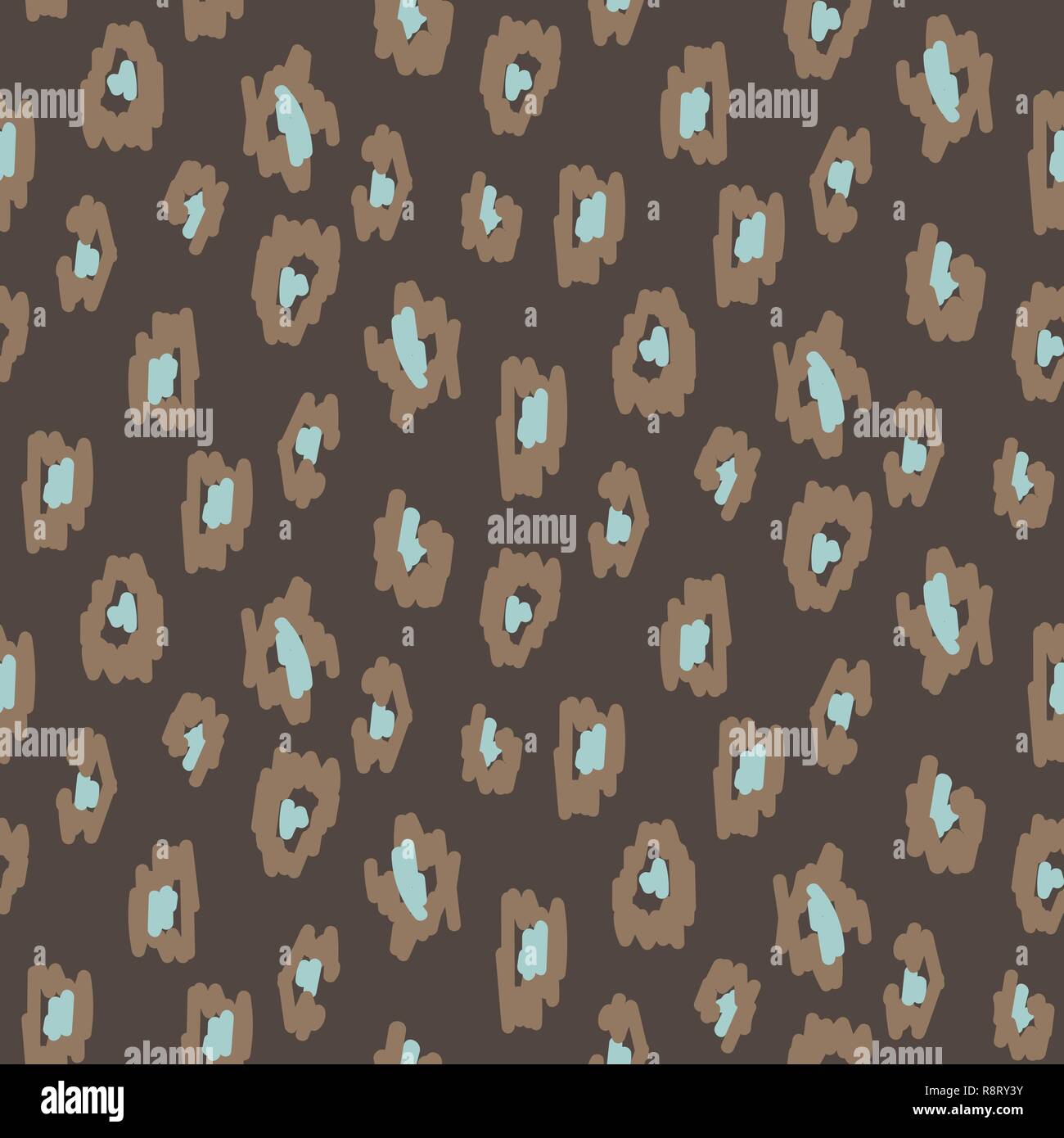 Seamless spotted animal skin abstract vector pattern Stock Vector Image ...