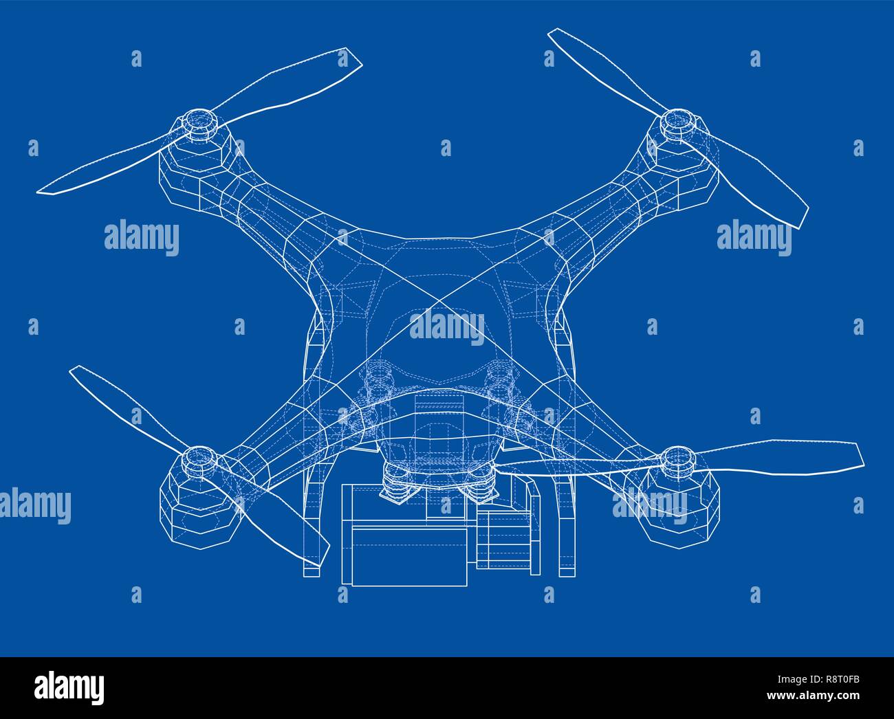 Drone concept. Vector Stock Vector Image & Art - Alamy