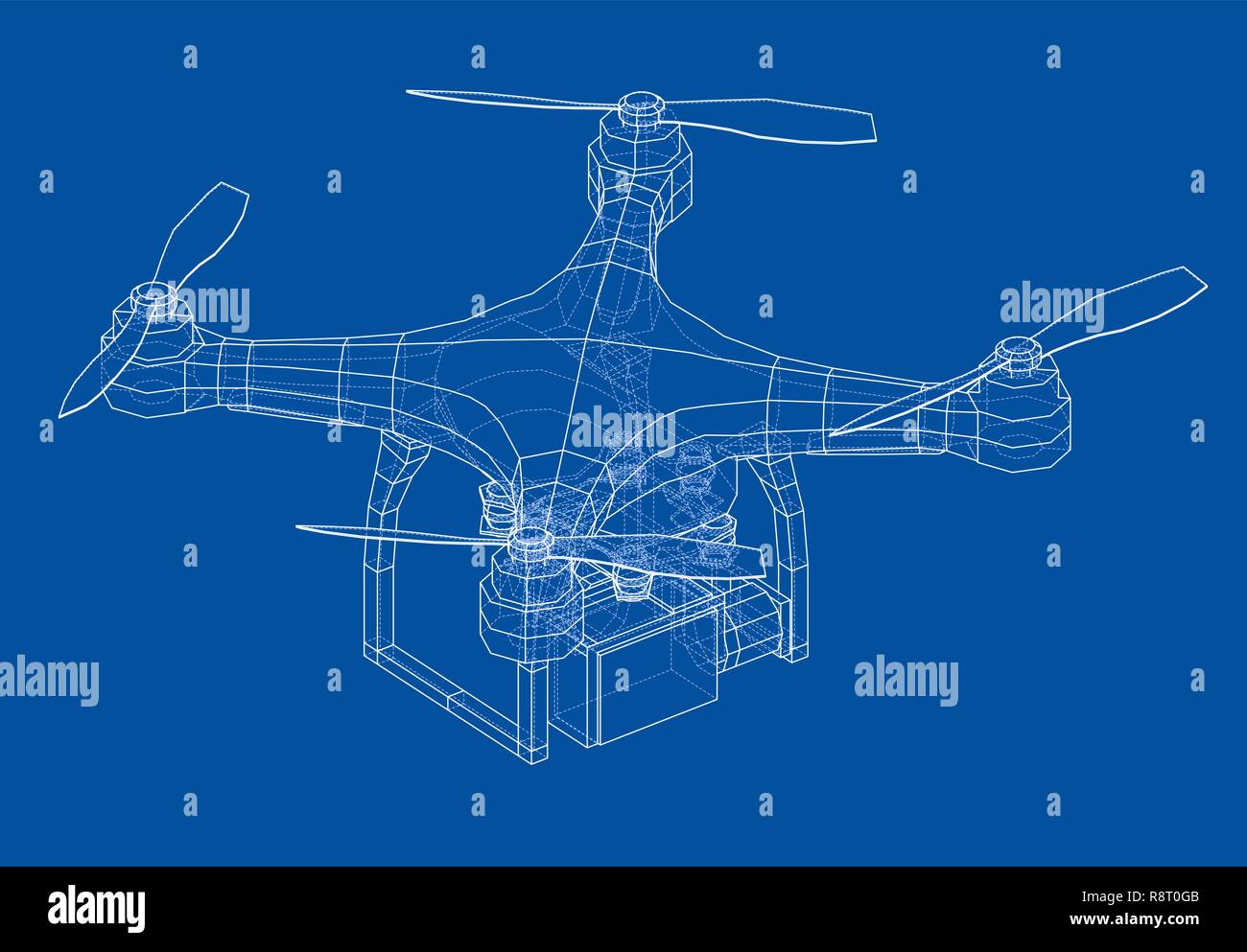 Drone concept. Vector Stock Vector Image & Art - Alamy