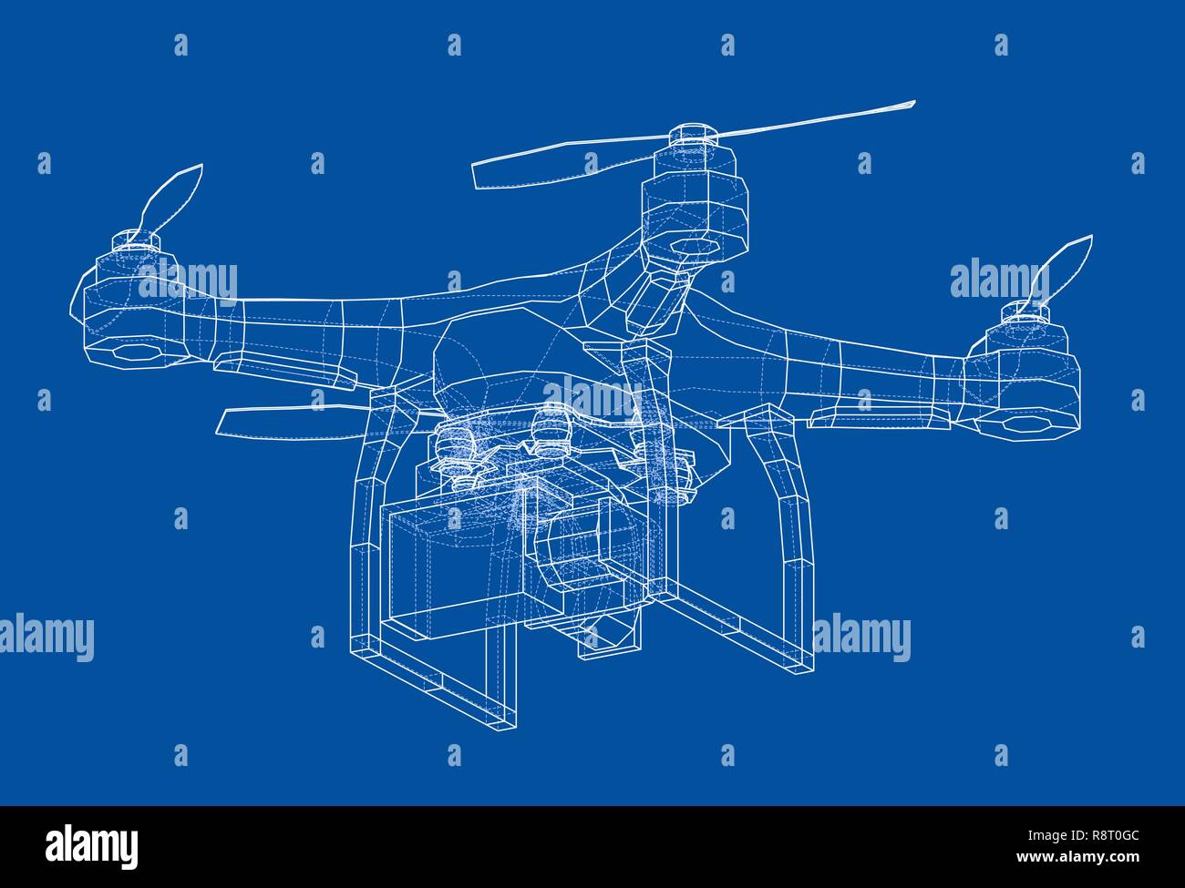 Drone concept. Vector Stock Vector Image & Art - Alamy