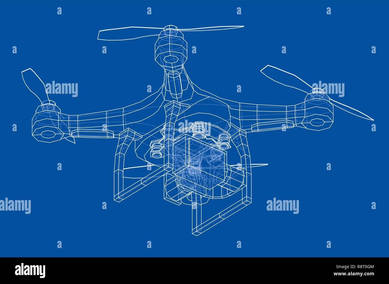 Drone concept. Vector Stock Vector Image & Art - Alamy