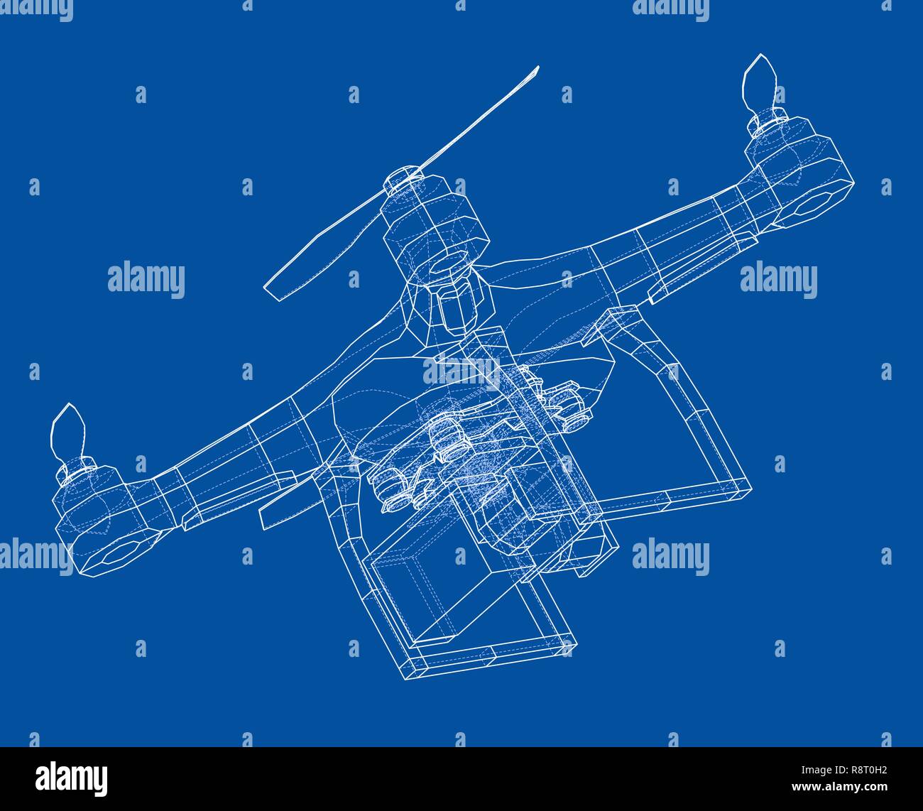 Drone concept. Vector Stock Vector Image & Art - Alamy