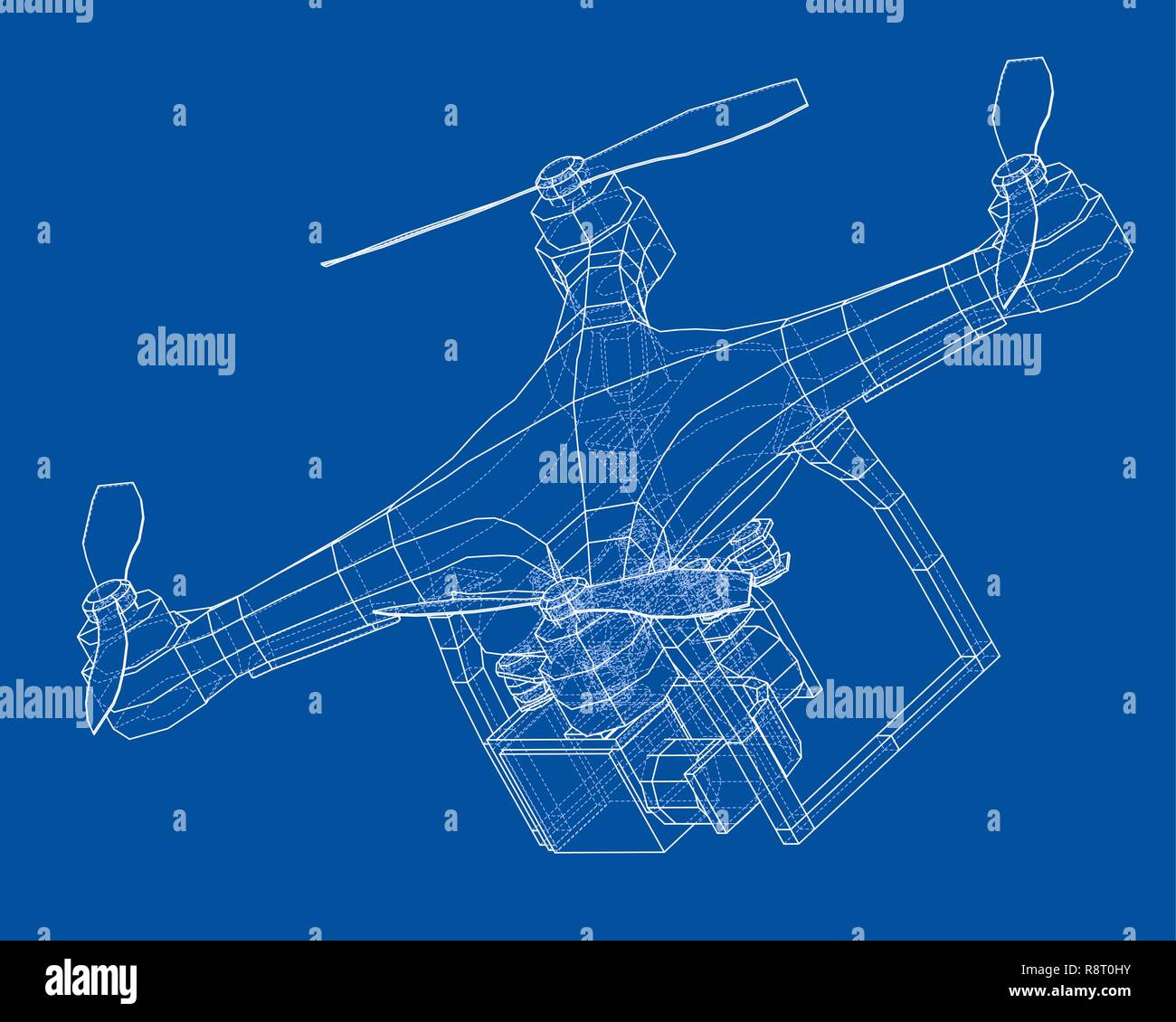 Drone concept. Vector Stock Vector Image & Art - Alamy