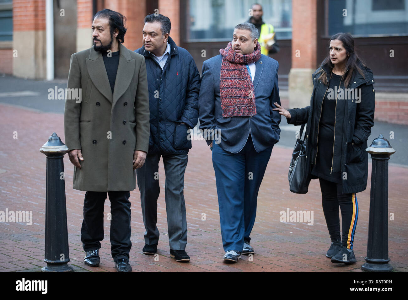Mohamed saleem second right husband and step father to the victims hi ...