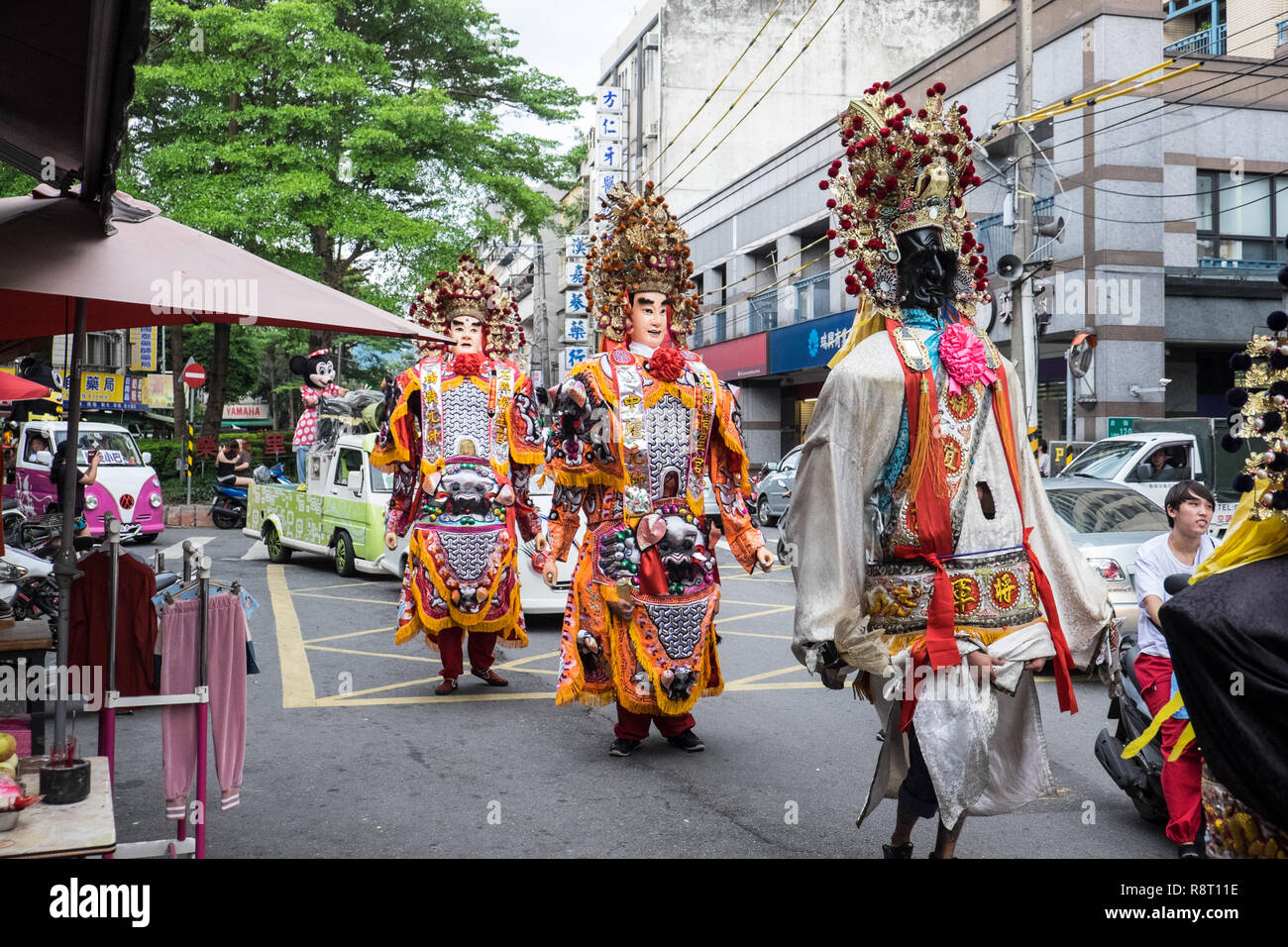 Birthday deity celebrations centred around Fuhsing,Fuxing Temple,Shipai ...