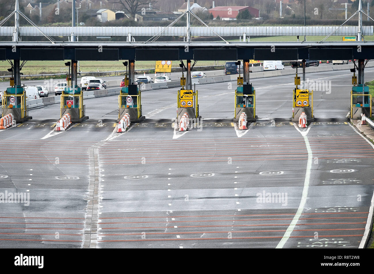 Redundant toll booths hi-res stock photography and images - Alamy