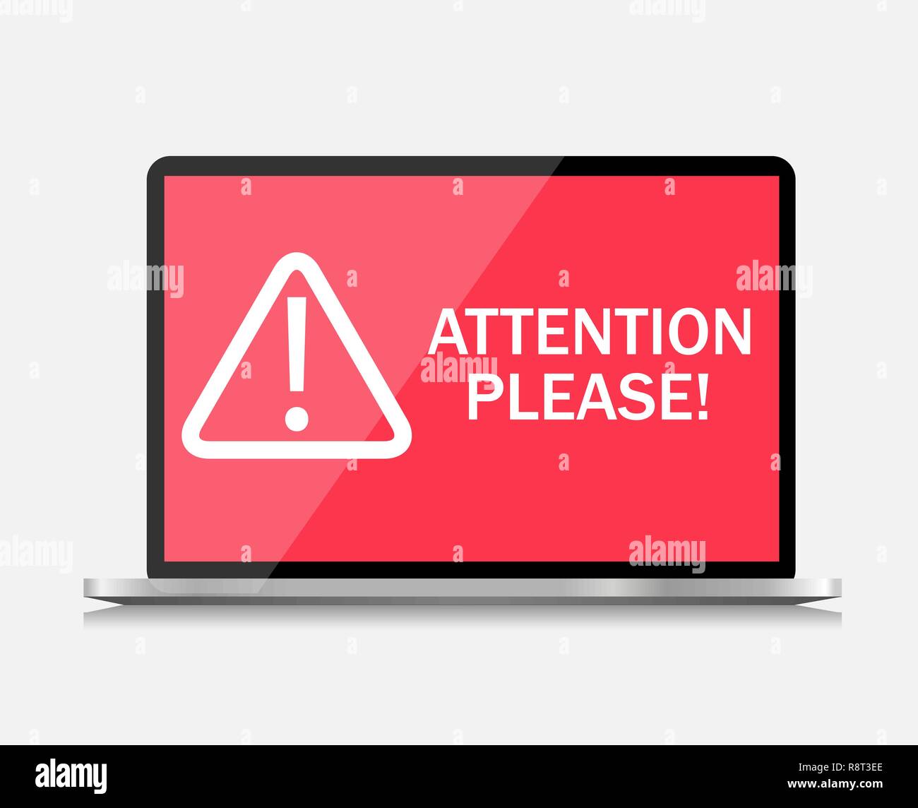 Attention please concept of important announcement. Vector illustration EPS10 Stock Vector Image ...