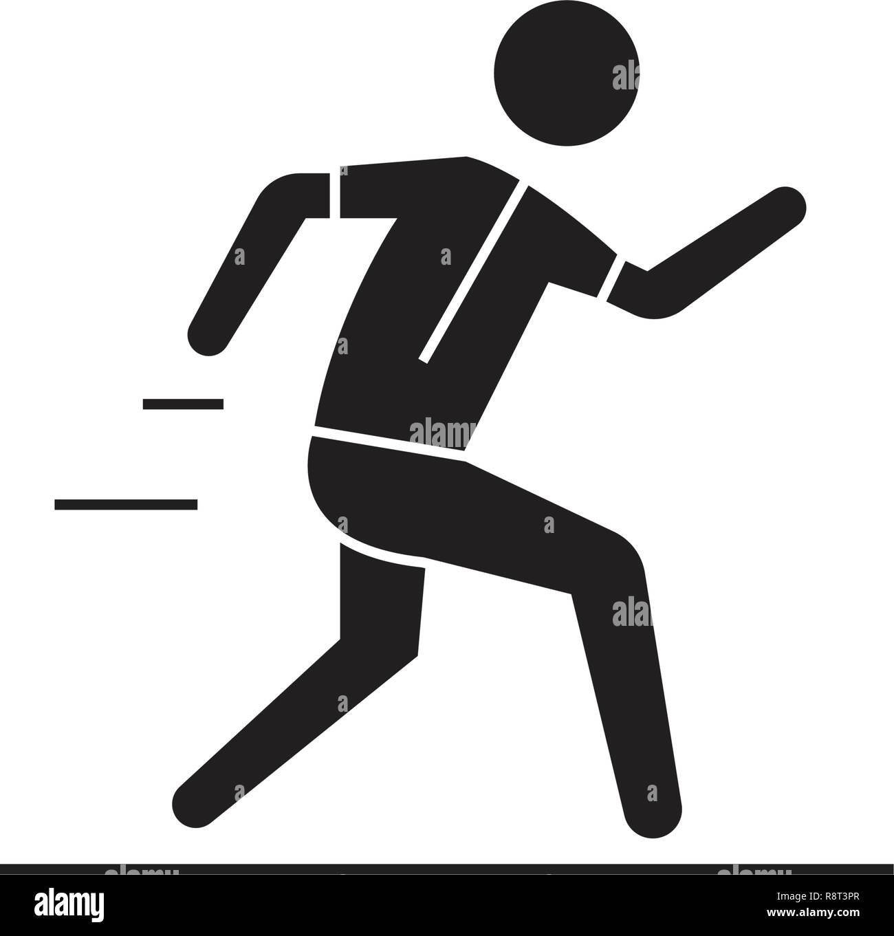 Active lifestyle black vector concept icon. Active lifestyle flat ...