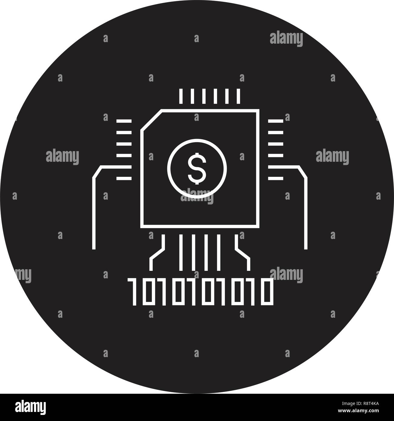 Blockchain knowledge black vector concept icon. Blockchain knowledge ...