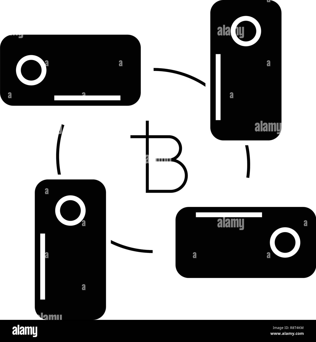 Blockchain technology Black and White Stock Photos & Images - Alamy