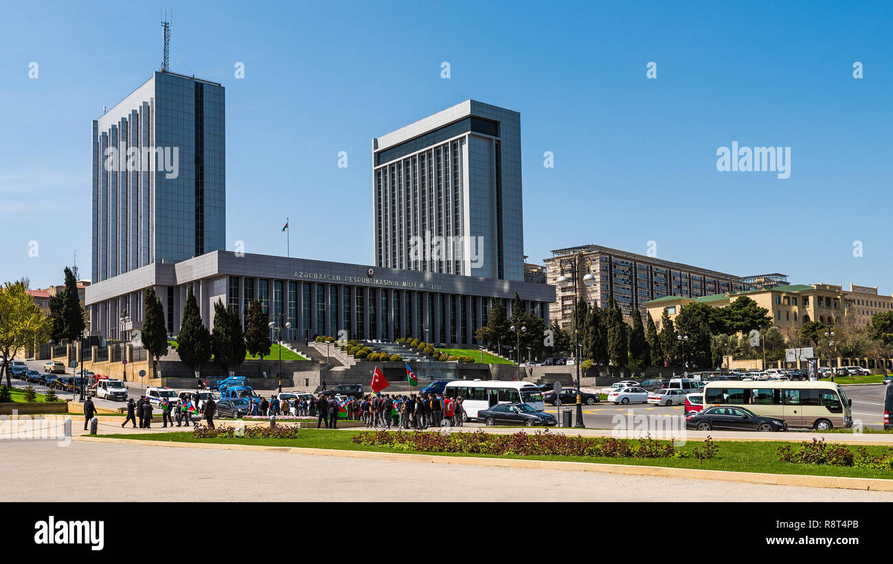 Azerbaijan government building hi-res stock photography and images - Alamy