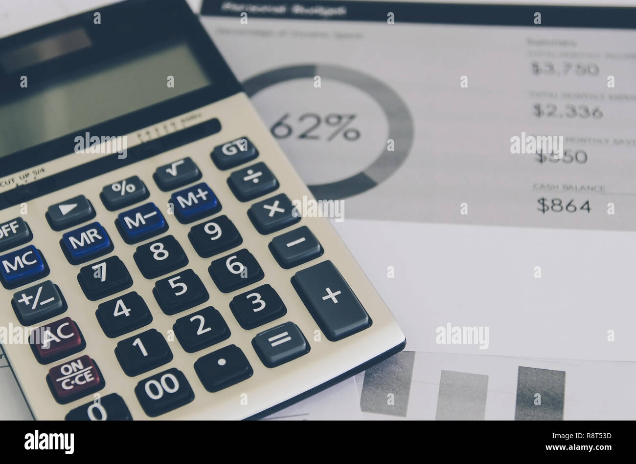 Show the business concept of financial and accounting, Finance report ...