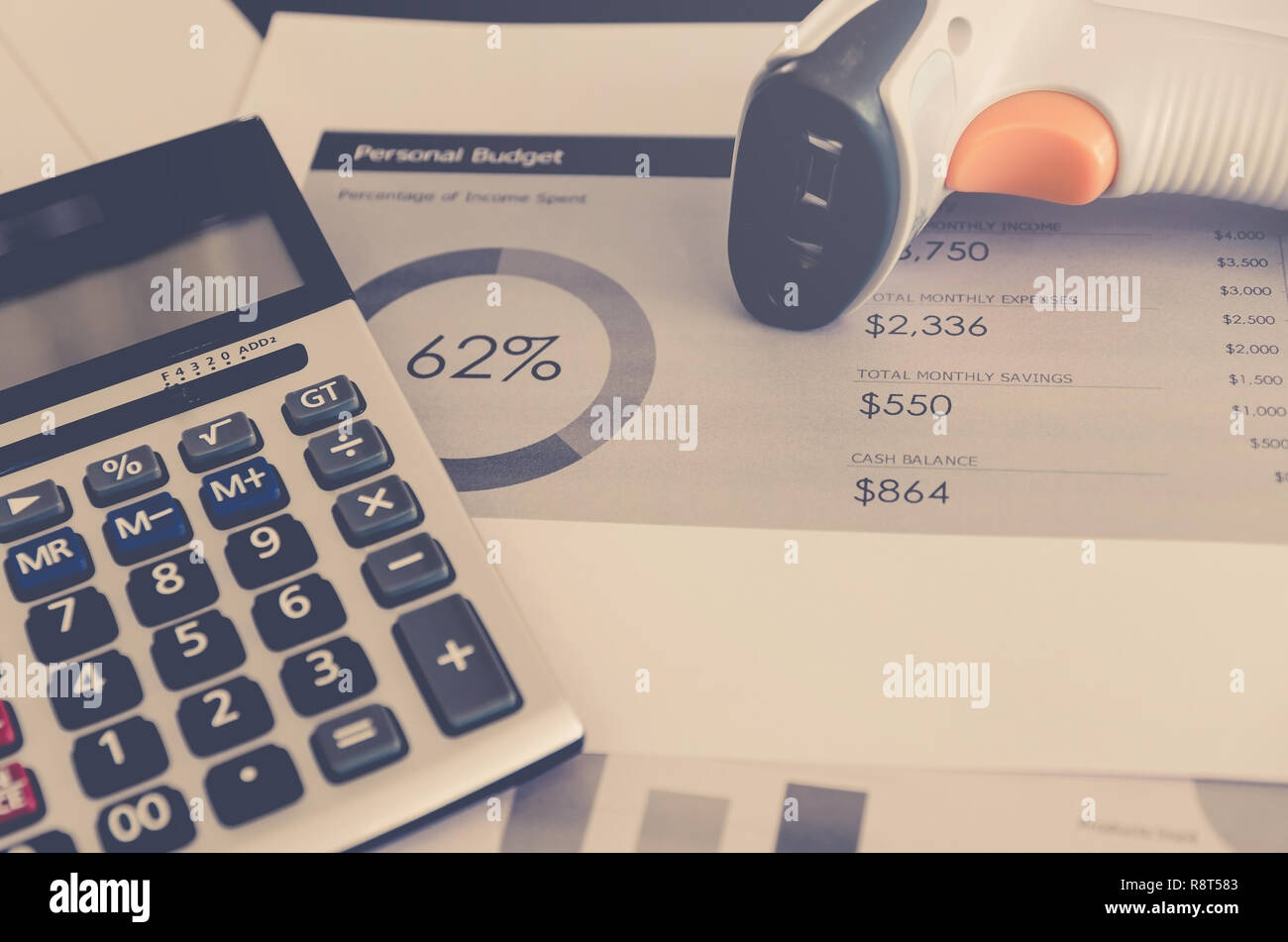 Calculator graph paper hi-res stock photography and images - Alamy