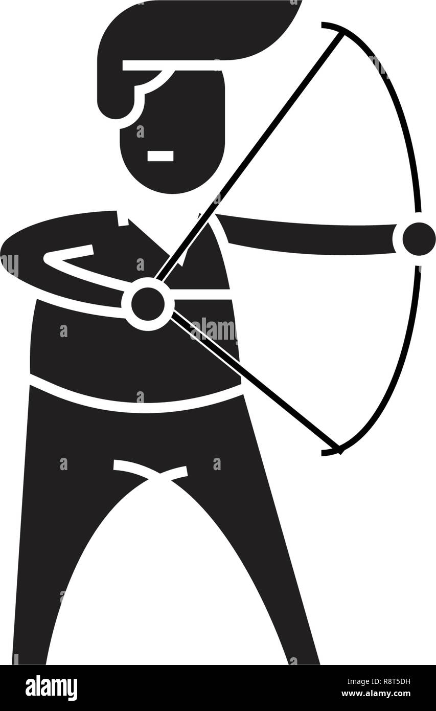 Chairman black vector concept icon. Chairman flat illustration, sign ...